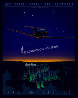 A Dark Horse 318th SOS - Squadron Posters