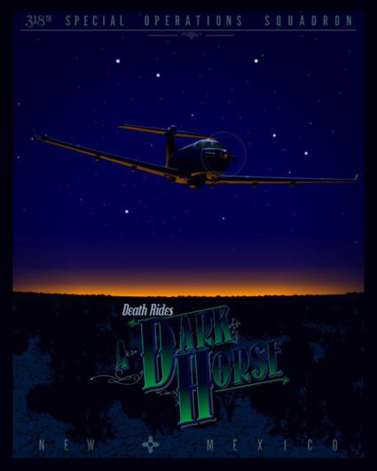 A Dark Horse 318th SOS - Squadron Posters