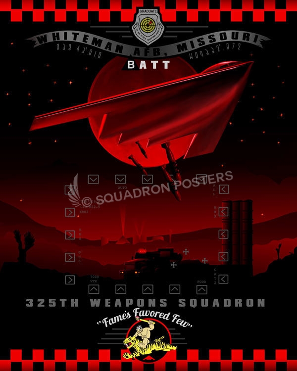 325th WPS Whiteman AFB - Squadron Posters