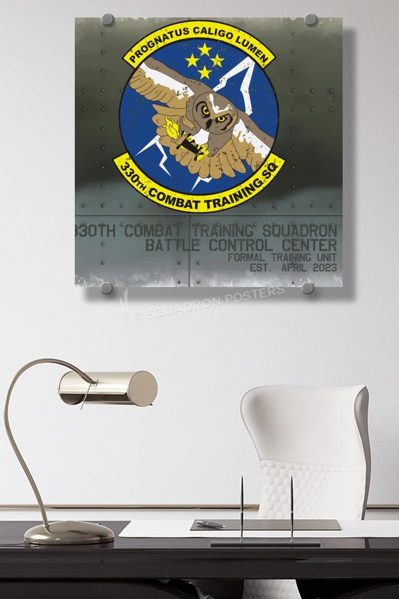 330th CTS Battle Control Center Nose Art - Squadron Posters