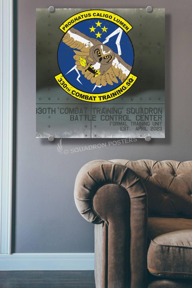330th CTS Battle Control Center Nose Art - Squadron Posters