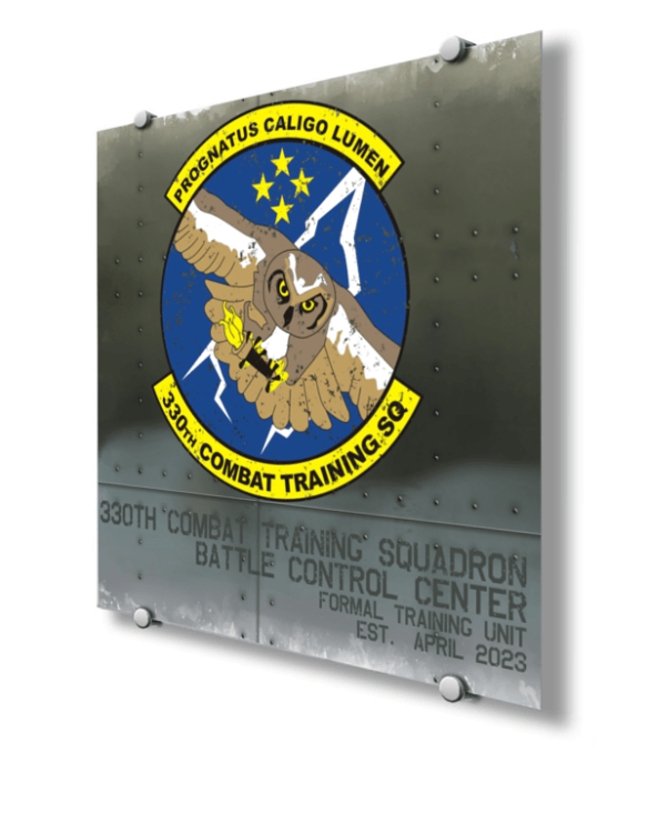 330th CTS Battle Control Center Nose Art - Squadron Posters