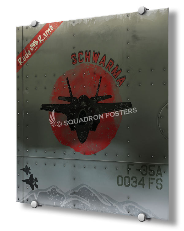 34th Fighter Squadron Nose Art - Squadron Posters