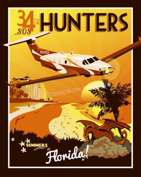 Hurlburt Field 34th SOS U-28A - Squadron Posters