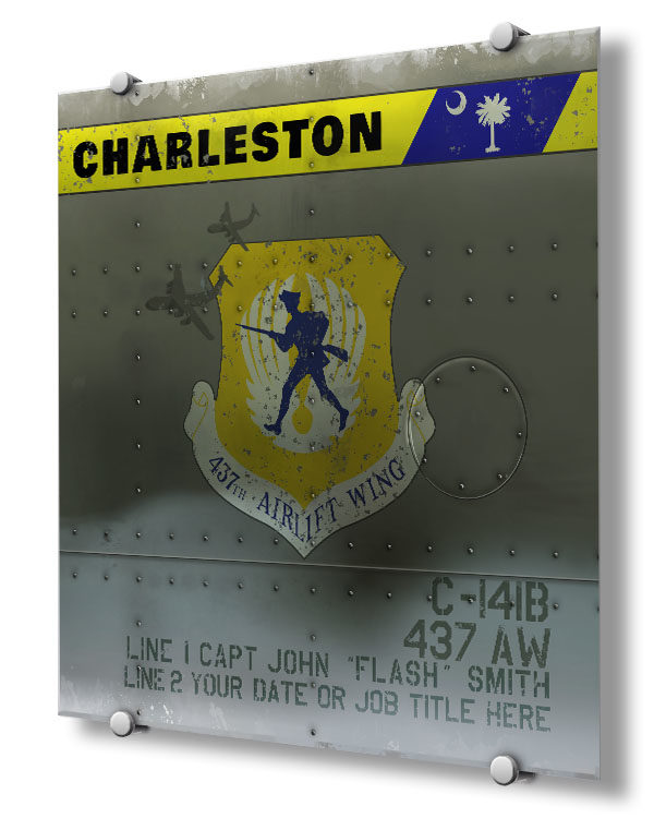 437th Airlift Wing C-141B Nose Art - Squadron Posters