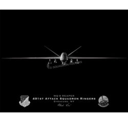 491st ATKS Jet Black Poster - Squadron Posters