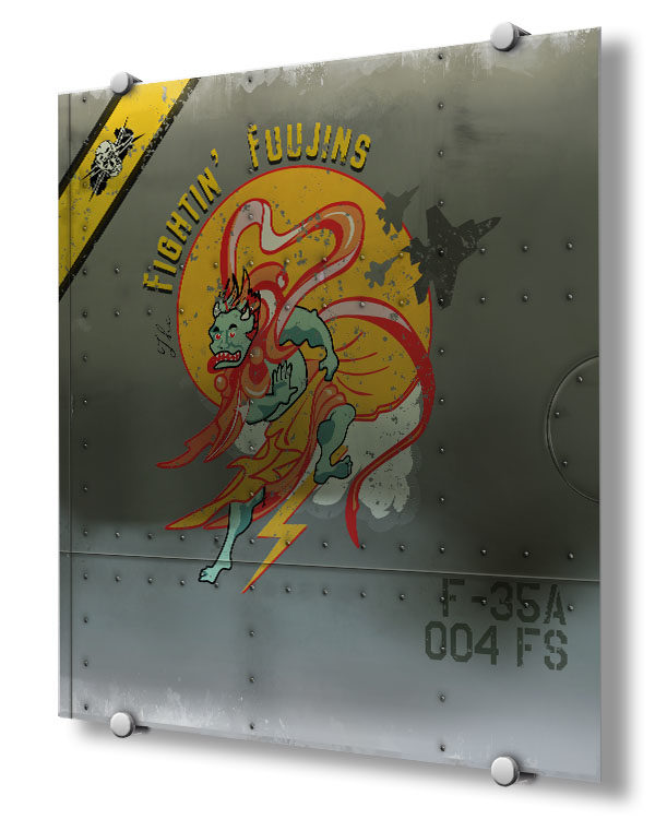 4th Fighter Squadron Nose Art F-35A - Squadron Posters
