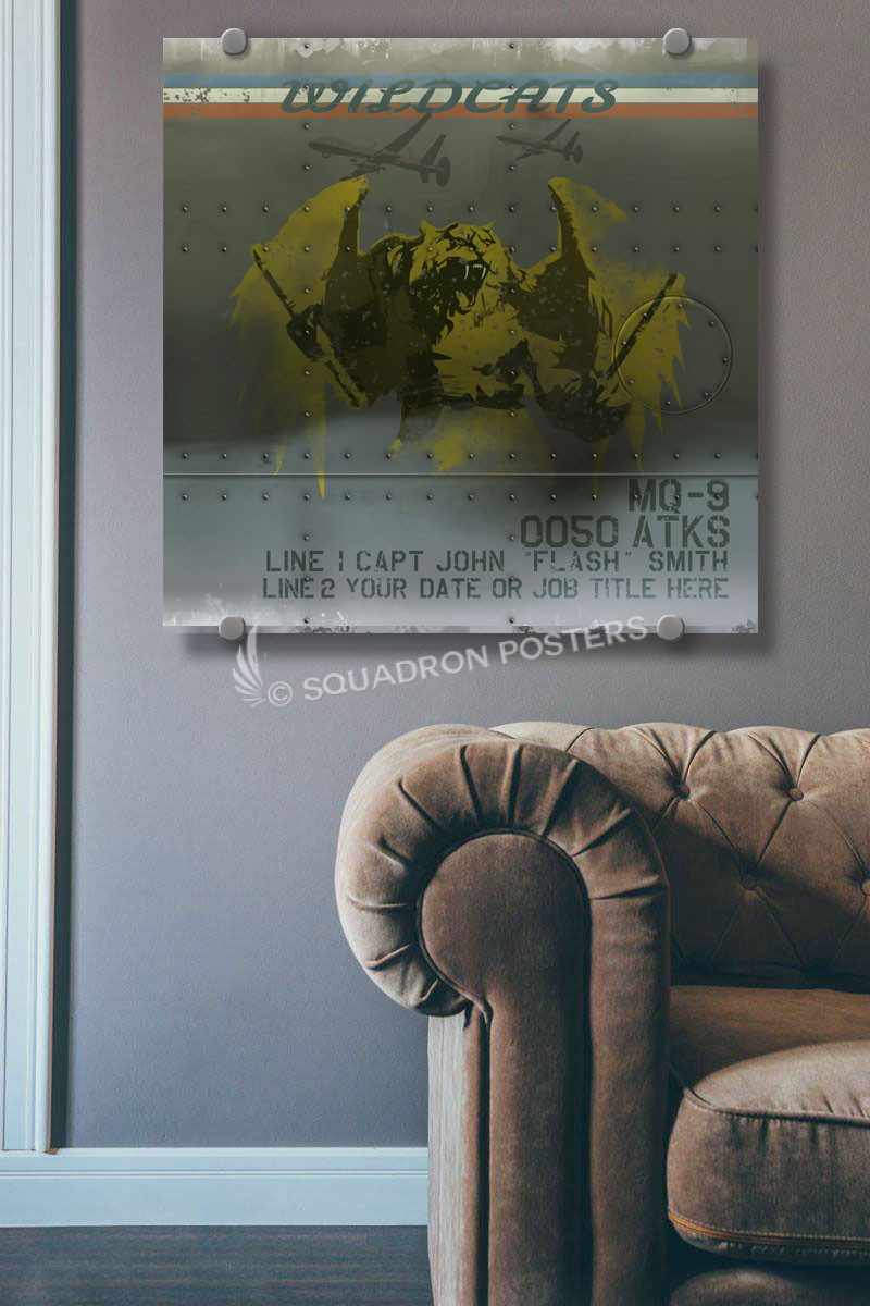 50th Attack Squadron "Wildcats" Nose Art - Squadron Posters