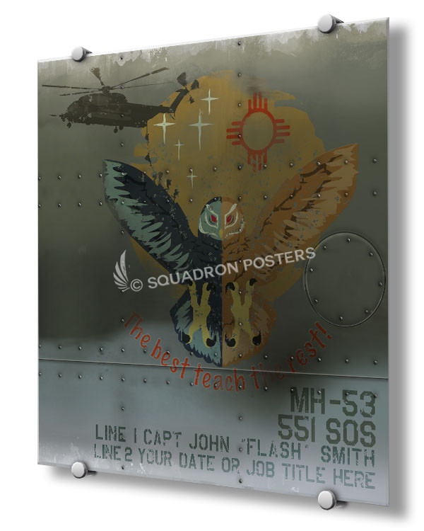551st Special Operations Squadron Nose Art - Squadron Posters