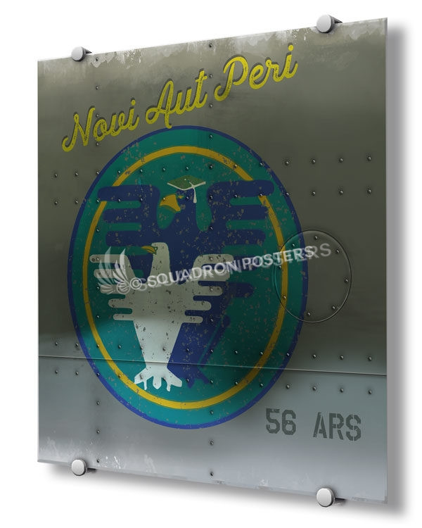 56th ARS Metal Nose Art - Squadron Posters