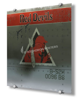 96th Bomb Squadron "Red Devils" Nose Art - Squadron Posters