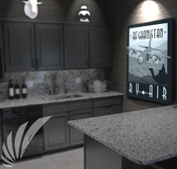 AC-130U Gunship in Afghanistan artwork - Squadron Posters