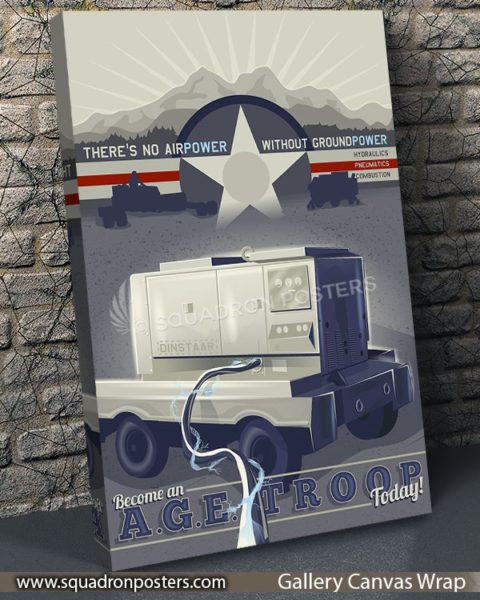 USAF A.G.E. Technician - Squadron Posters