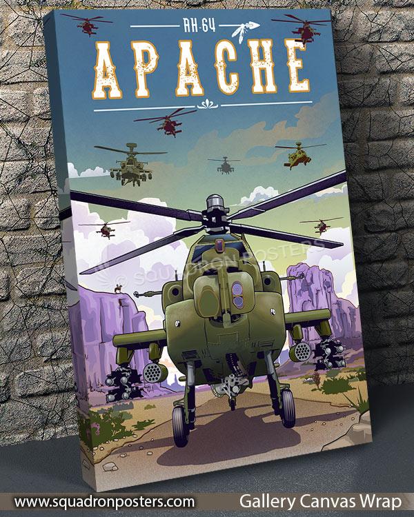 AH-64 Apache Art - Squadron Posters