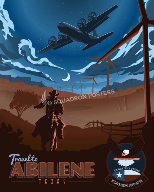 Abilene Dyess 317 OSS - Squadron Posters
