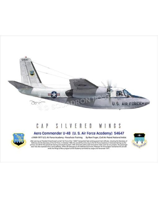 Aero Commander U-4B (AFA) 54647 Art - Squadron Posters