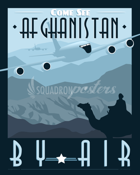 KC-135 Afghanistan - Squadron Posters