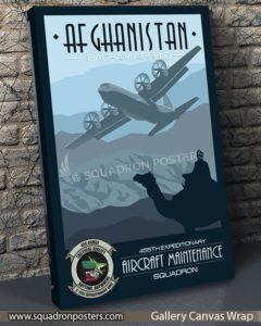 Afghanistan - C-130J 455 EAMXS - Squadron Posters