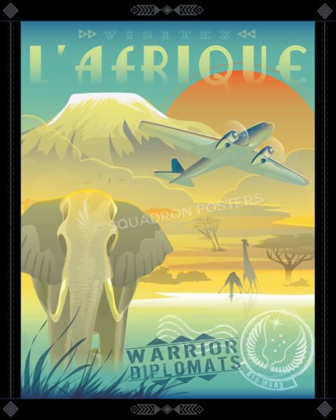 Africa 818 MSAS - Squadron Posters