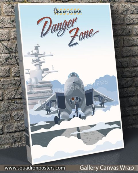 F-14 Tomcat Waiting On Deck - Squadron Posters