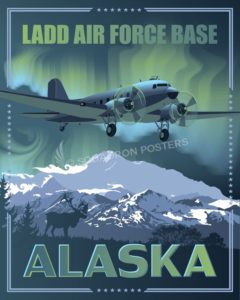 Ladd AFB Alaska C-47 - Squadron Posters