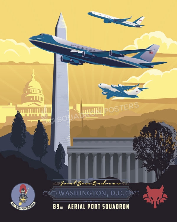 Andrews AFB 89th Aerial Port Squadron - Squadron Posters