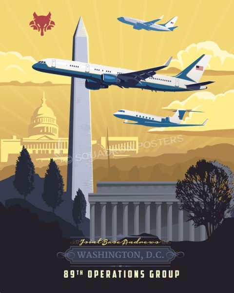 Andrews AFB 89th Operations Group - Squadron Posters