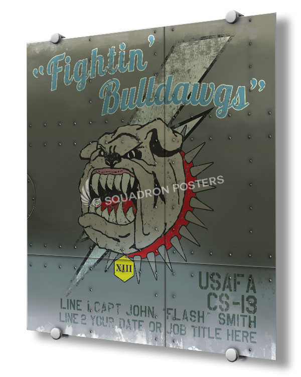 USAFA "Fightin' Bulldawgs" Nose Art - Squadron Posters