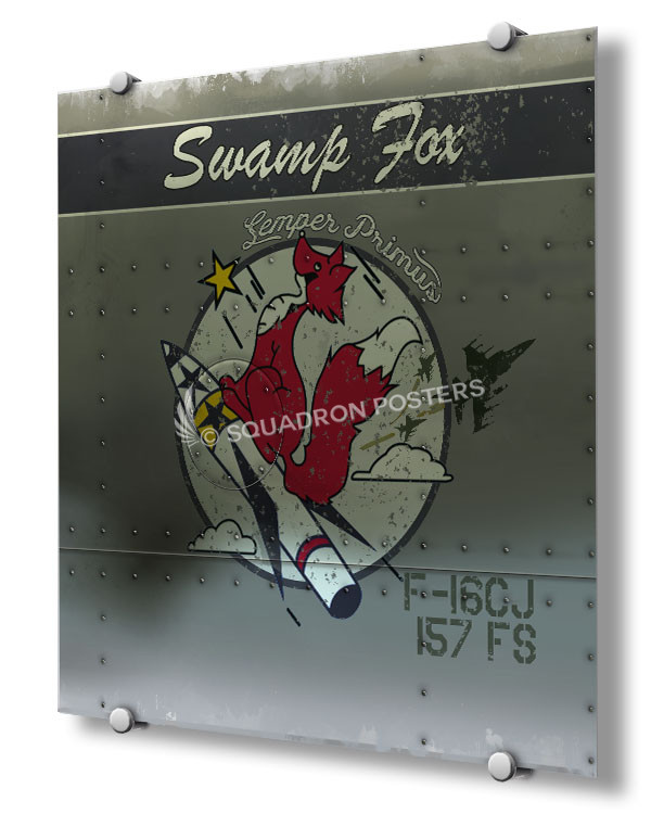 157th Fighter Squadron “Swamp Fox” Nose Art – Squadron Posters