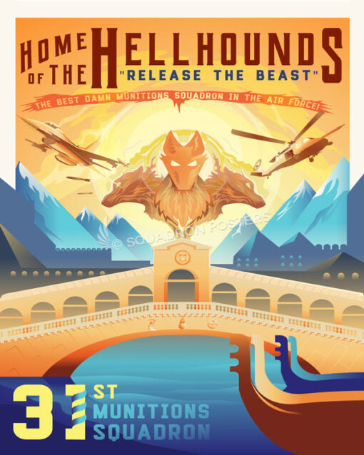 Aviano AB 31 MUNS - Squadron Posters