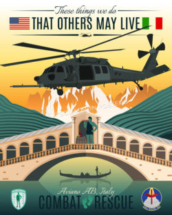 Aviano AB 56th Rescue Squadron - Squadron Posters