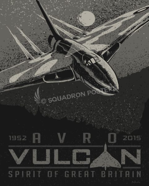Avro Vulcan The Spirit Of Great Britain - Squadron Posters