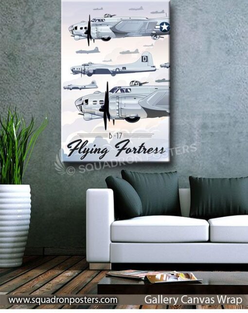 B-17 Flying Fortress - Squadron Posters