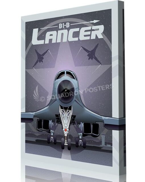 B-1B Lancer Art - Squadron Posters