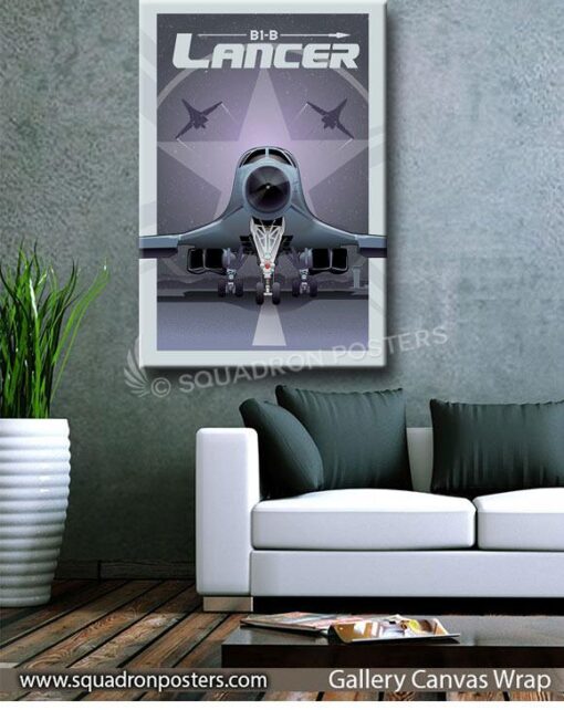 B-1B Lancer Art - Squadron Posters