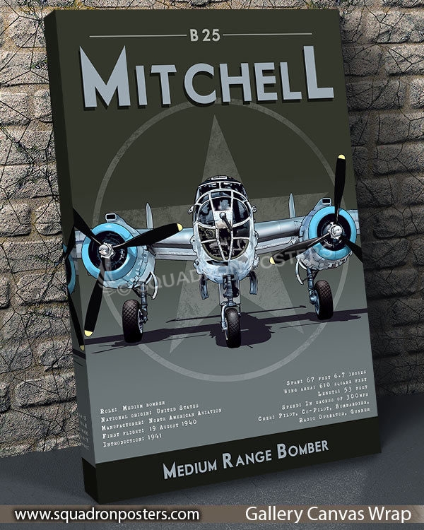 B-25 Mitchell - Squadron Posters