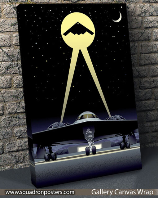B-2 Spirit Bat-Signal - Squadron Posters