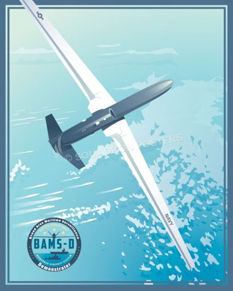 Broad Area Maritime Surveillance Demonstrator, RQ-4A - Squadron Posters