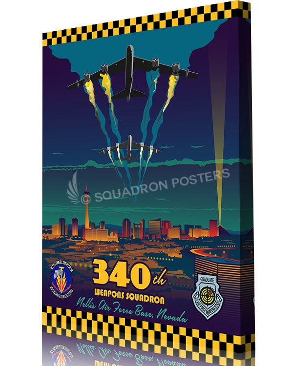 Barksdale AFB 340th Weapons Squadron - Squadron Posters