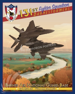 Massachusetts ANG 131st FS F-15C - Squadron Posters