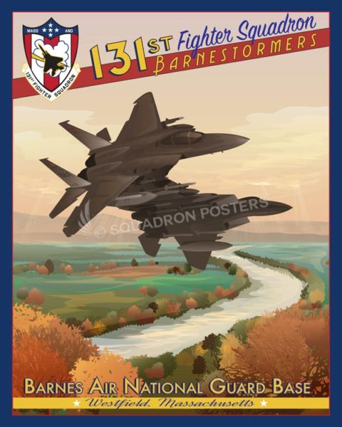 Massachusetts ANG 131st FS F-15C - Squadron Posters