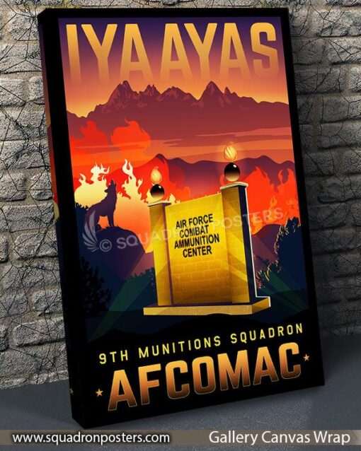 Beale AFB 9th MUNS AFCOMAC - Squadron Posters