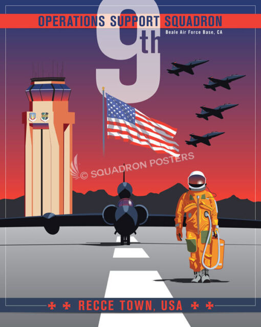 Beale AFB 9th OSS - Squadron Posters