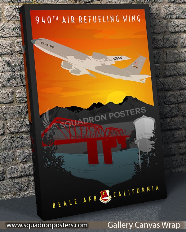 Beale AFB 940th Air Refueling Wing - Squadron Posters