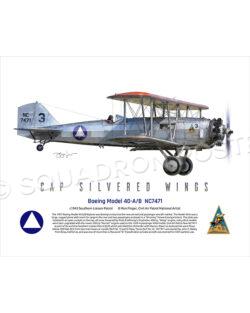 Boeing Model 40 NC7471 - Squadron Posters