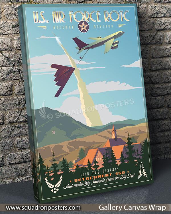 Bozeman Montana USAF ROTC Det 450 - Squadron Posters