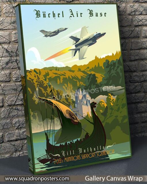 Büchel AB Germany 702d MUNSS Art - Squadron Posters