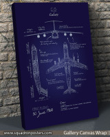 C-5 Galaxy Blueprint Art - Squadron Posters