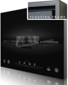 CAOC – 609th Air Operations Center Jet Black Lithograph - Squadron Posters