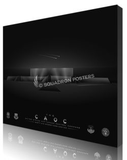 CAOC – 609th Air Operations Center Jet Black Lithograph - Squadron Posters